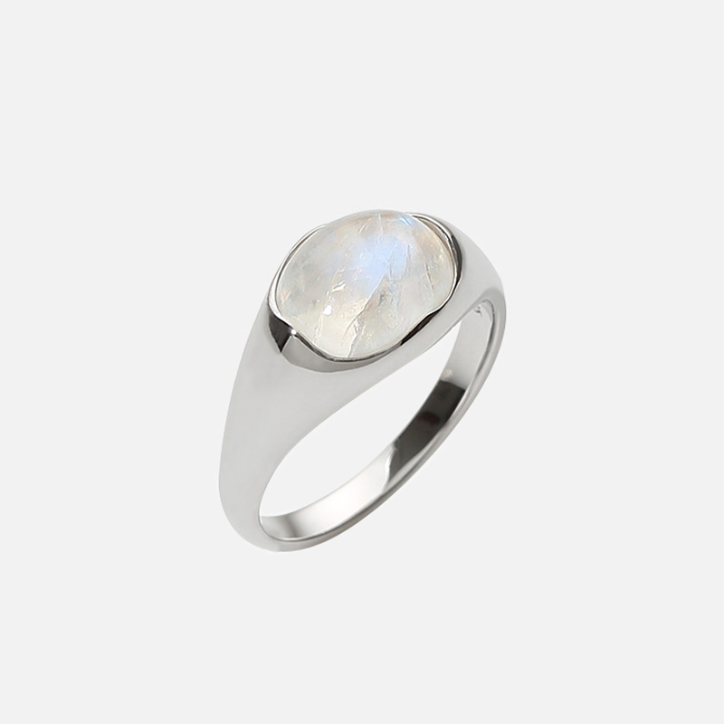 Cosmo Ring.02 (Rainbow Moonstone) | 192,000원 | 아몬즈 주얼리