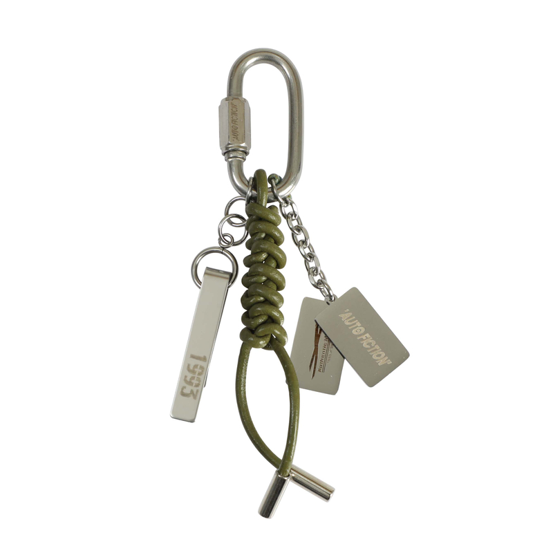 Leather key ring (green) | 31,500원 | 아몬즈 주얼리