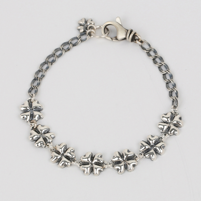 Clover rail chain (black) (925 silver) | 138,000원 | 아몬즈 주얼리