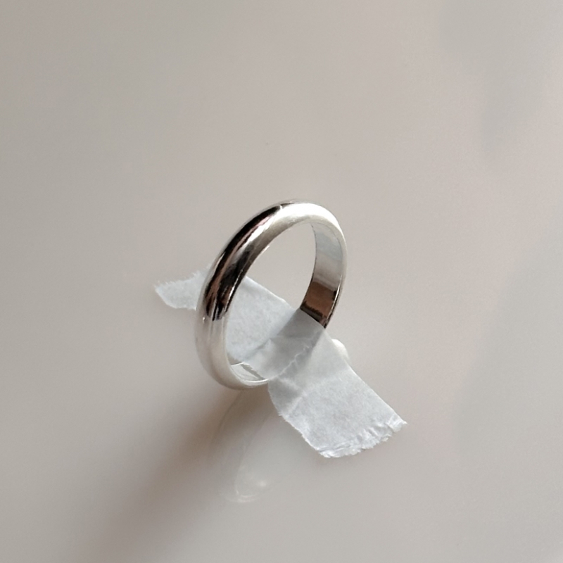 SILVER 4mm 엥게이지 실버반지 | 43,000원 | 아몬즈 주얼리