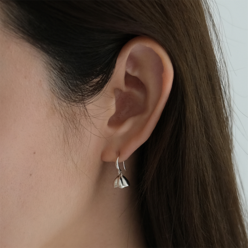 Drop popcorn flower earring | 69,000원 | 아몬즈 주얼리