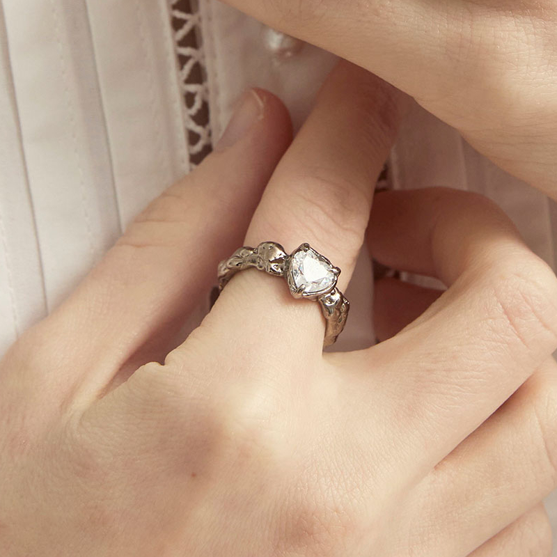 24SS. Heart Ring Simple 7MM | 79,000원 | 아몬즈 주얼리