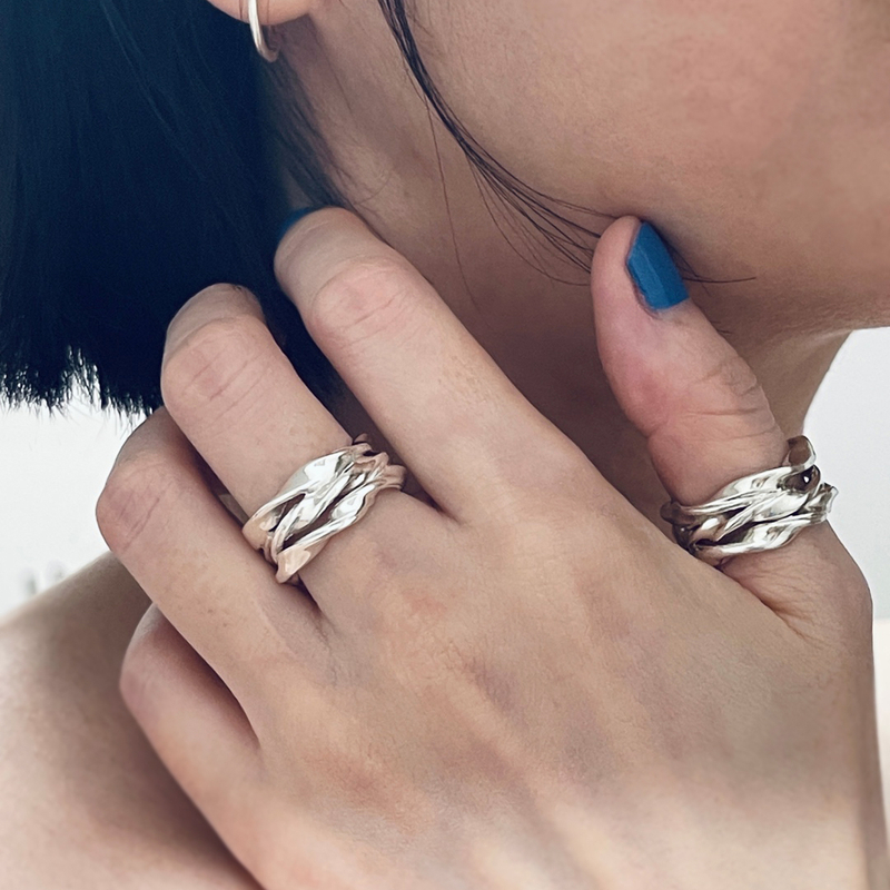 [아몬즈] Trinity Flow Ring | 상품후기