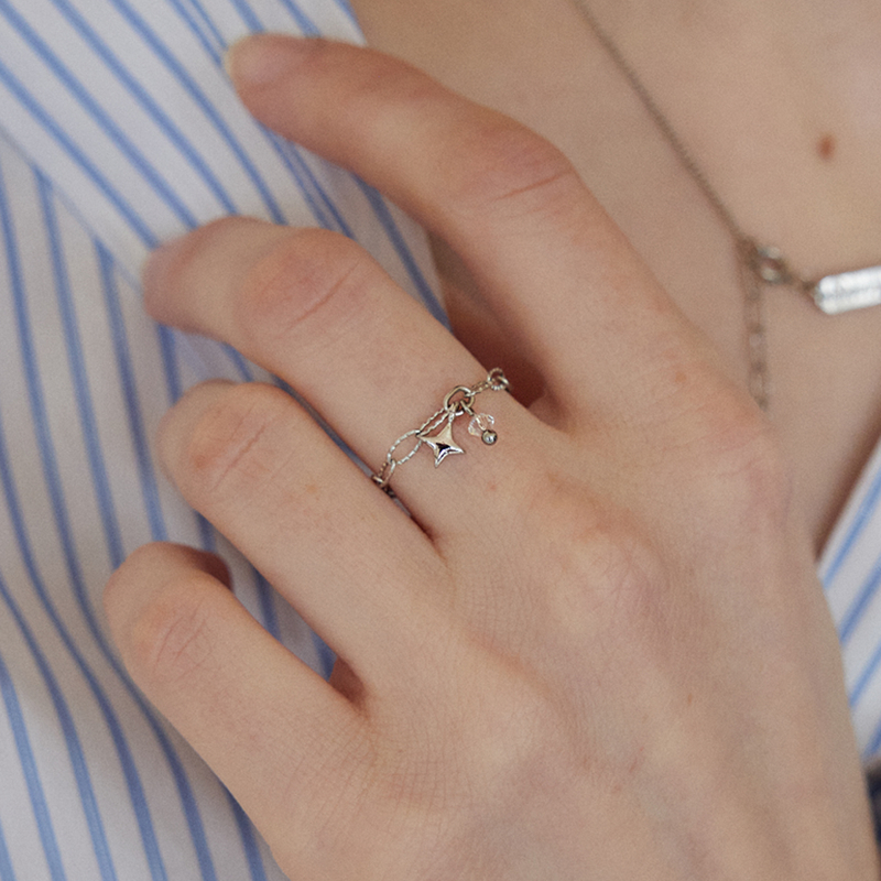 Morning star chain ring | 37,000원 | 아몬즈 주얼리