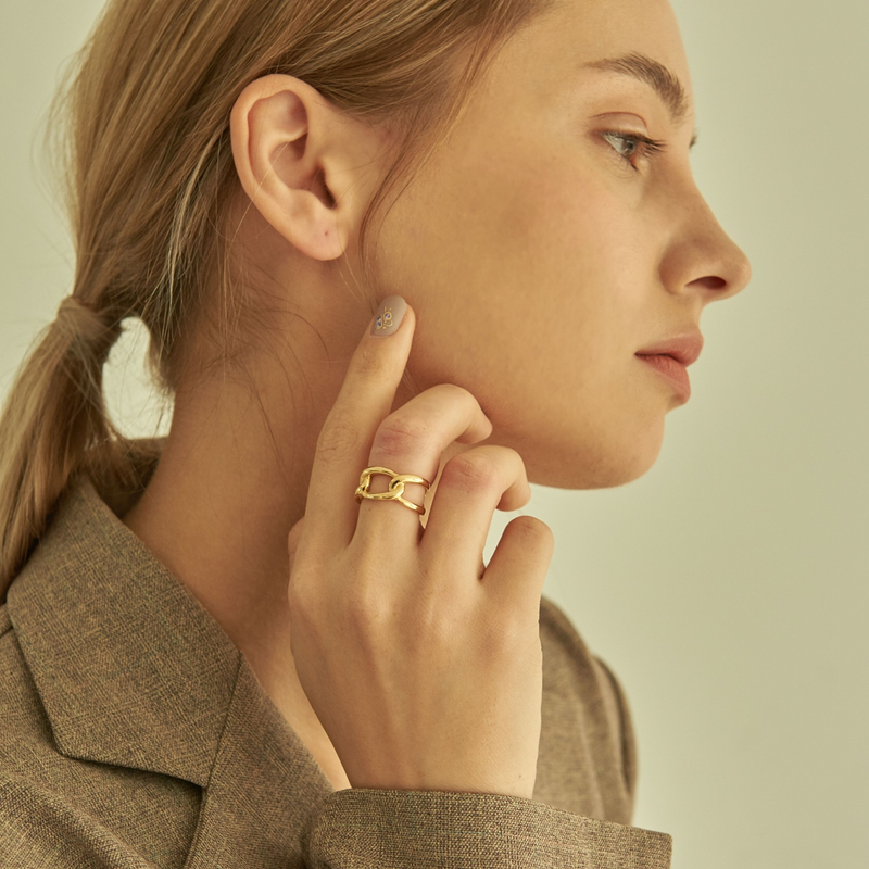 Bold Chain Open Ring | 69,000원 | 아몬즈 주얼리