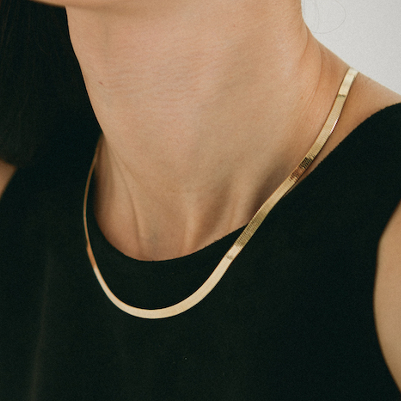 FETTUCCINE NECKLACE / Gold | 136,000원 | 아몬즈 주얼리