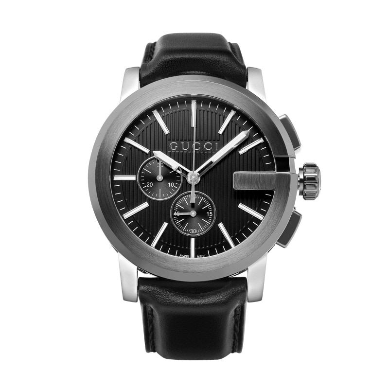 구찌 G 크로노 남성용 가죽시계 44mm | 2,338,000원 | 아몬즈 주얼리