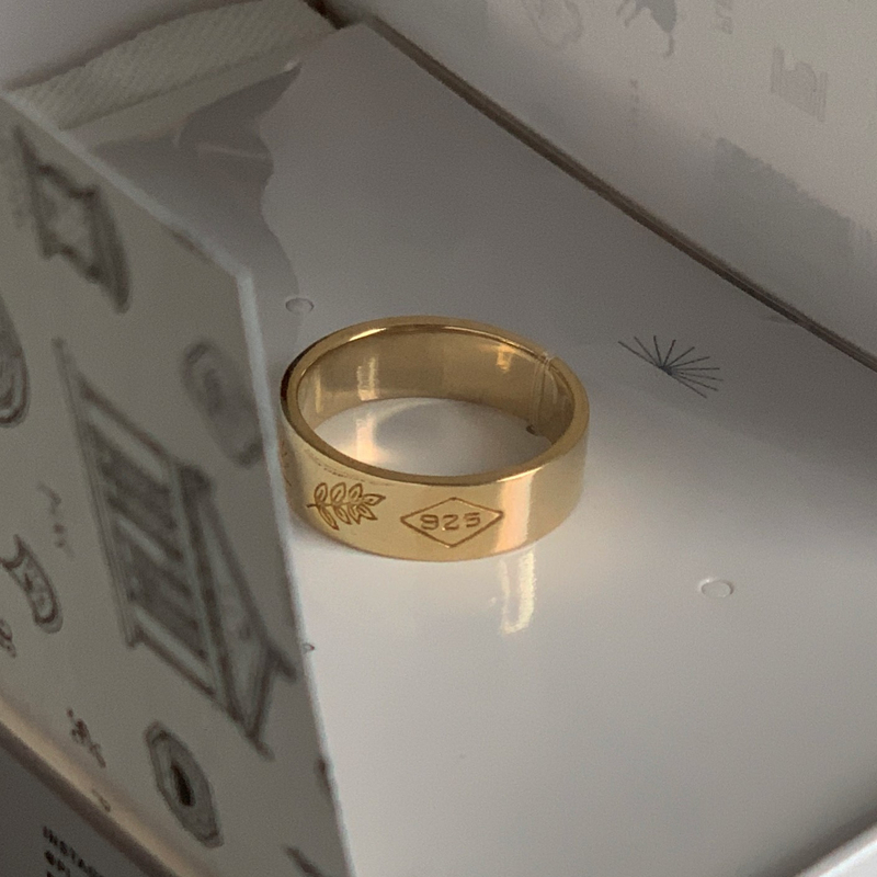 Four symbol gold ring | 51,000원 | 아몬즈 주얼리