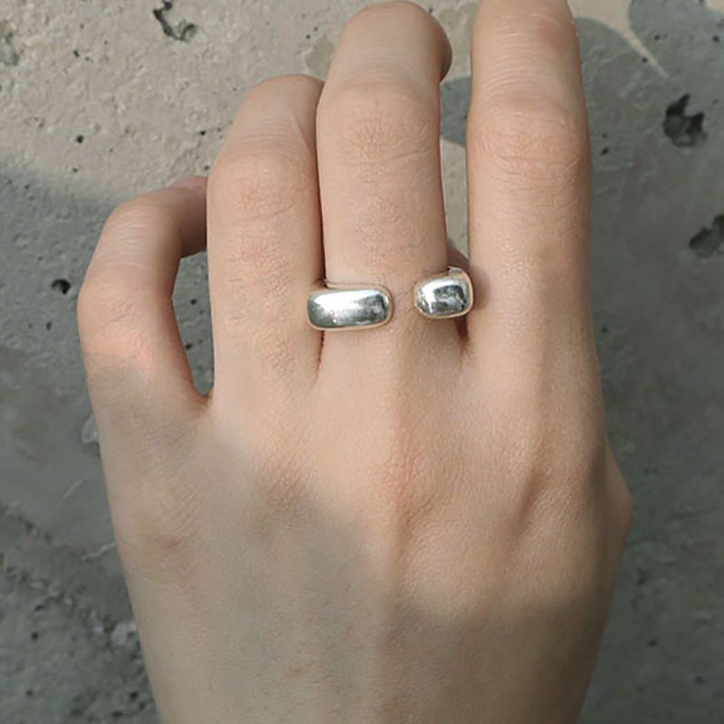 pebble open ring | 78,000원 | 아몬즈 주얼리