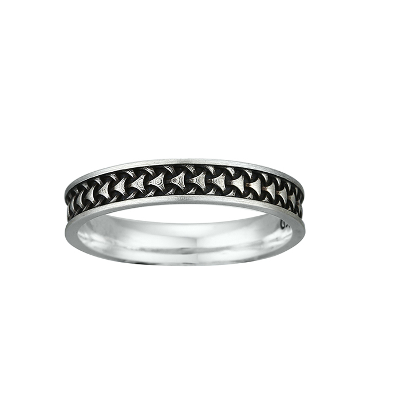 Pattern Logo Layered Ring No.1 | 70,000원 | 아몬즈 주얼리