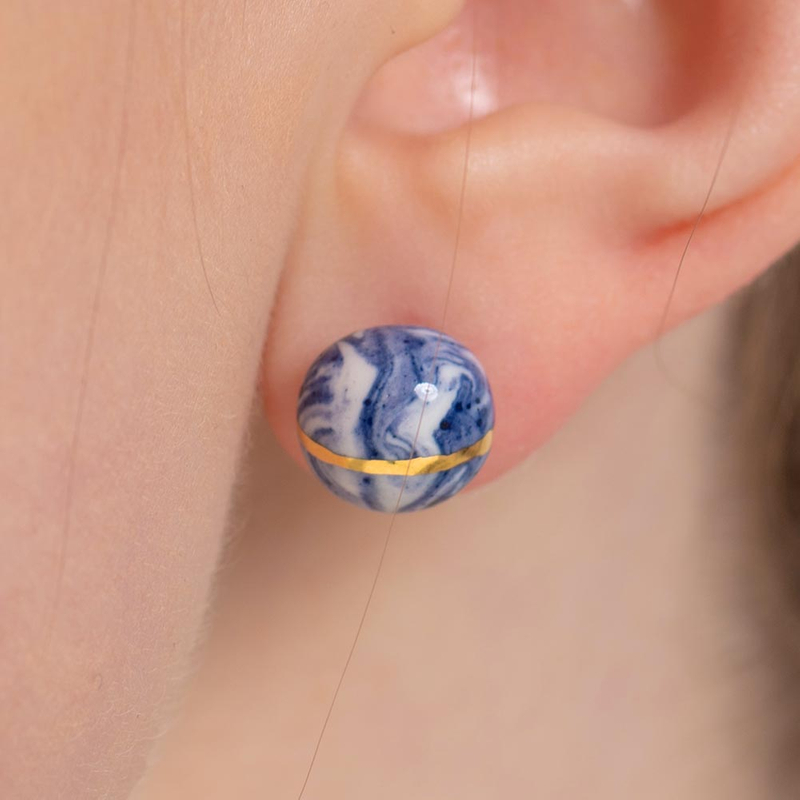 2022 팬톤 데일리 라운드 마블링귀걸이(BP) | 42,000원 | 아몬즈 주얼리