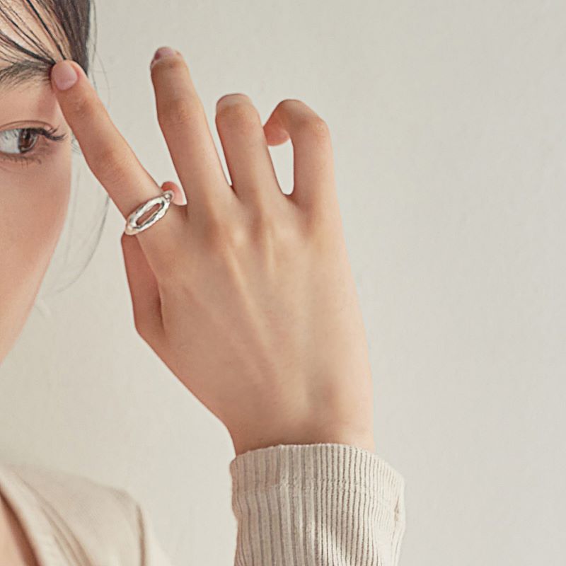 two line melting ring R002 | 68,000원 | 아몬즈 주얼리