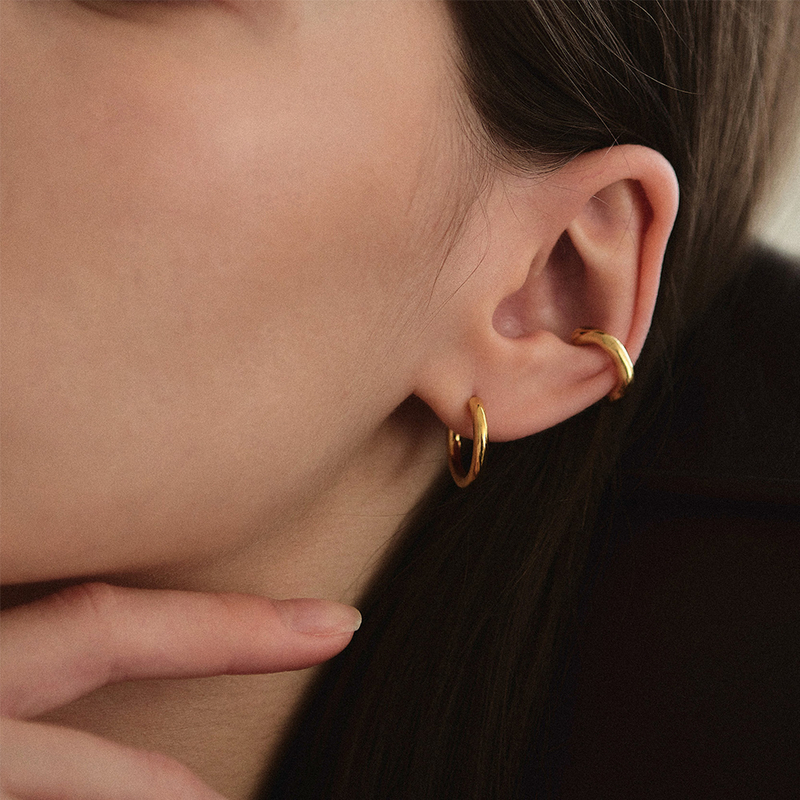 Basic bold Earring .1 | 49,000원 | 아몬즈 주얼리