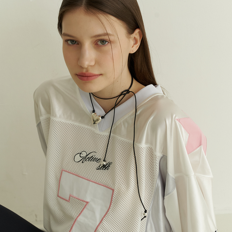 great heart black string necklace (Silver 925) | 115,000원 | 아몬즈 주얼리