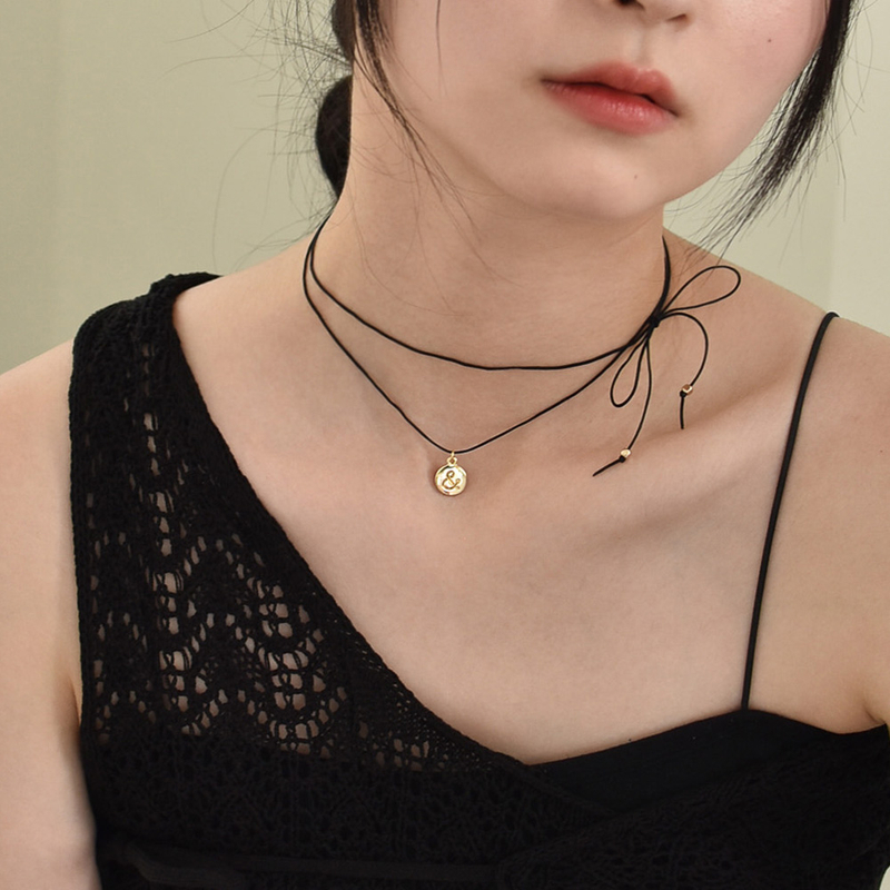 pendant black string necklace | 27,000원 | 아몬즈 주얼리