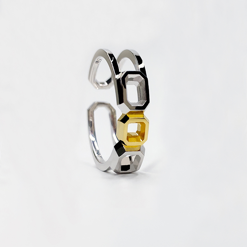 Ito (Interlocking Triple Octagon) Ring - Duo | 150,000원 | 아몬즈 주얼리